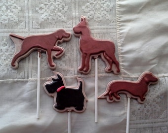 Dog Shaped Chocolate | Etsy