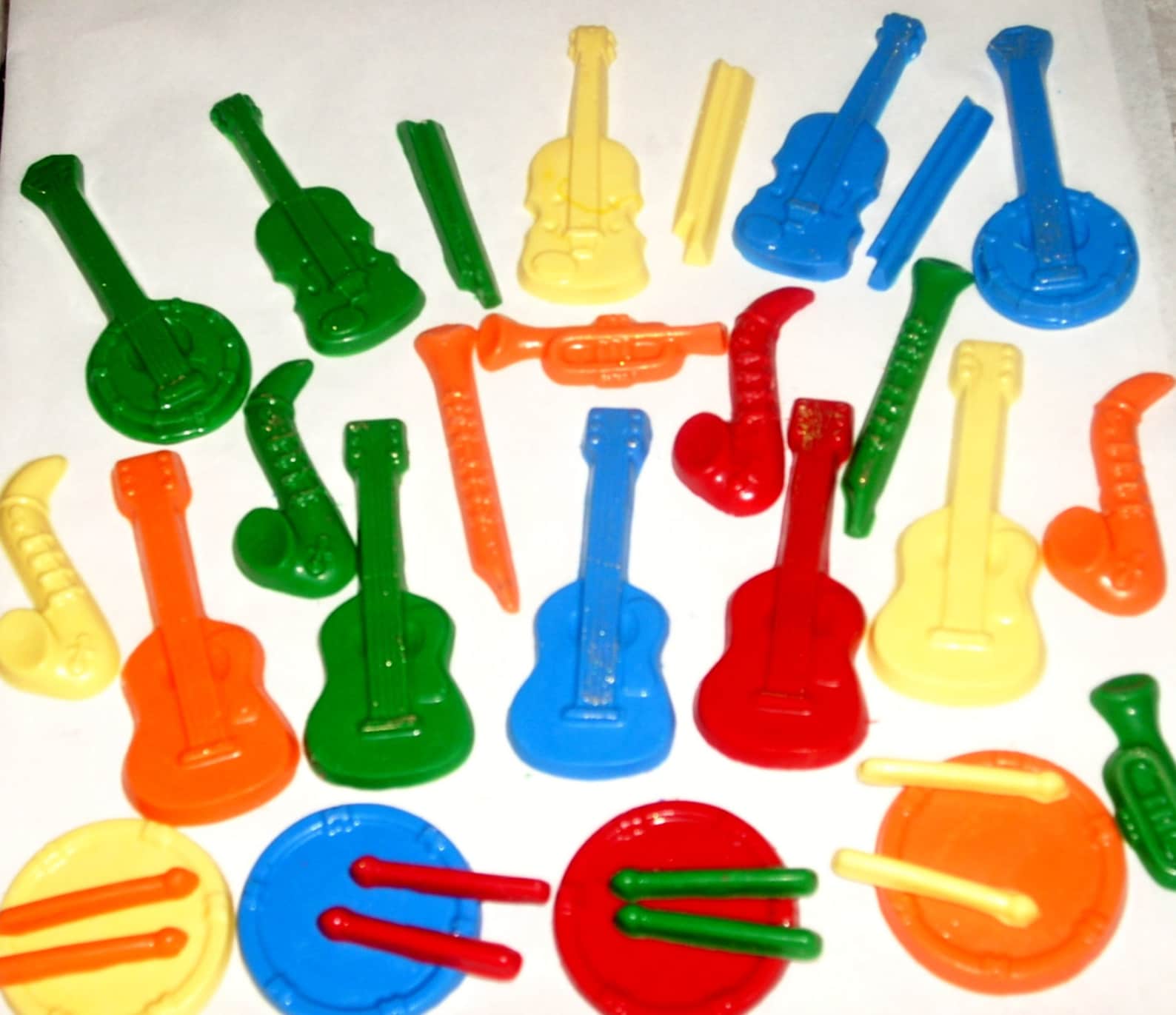 24 Chocolate Musical Instruments-cupcake Toppers - Etsy