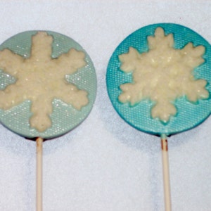 Frozen Snowflake Lollipops - Etsy