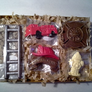 Firefighter Chocolate Gift Set - Etsy