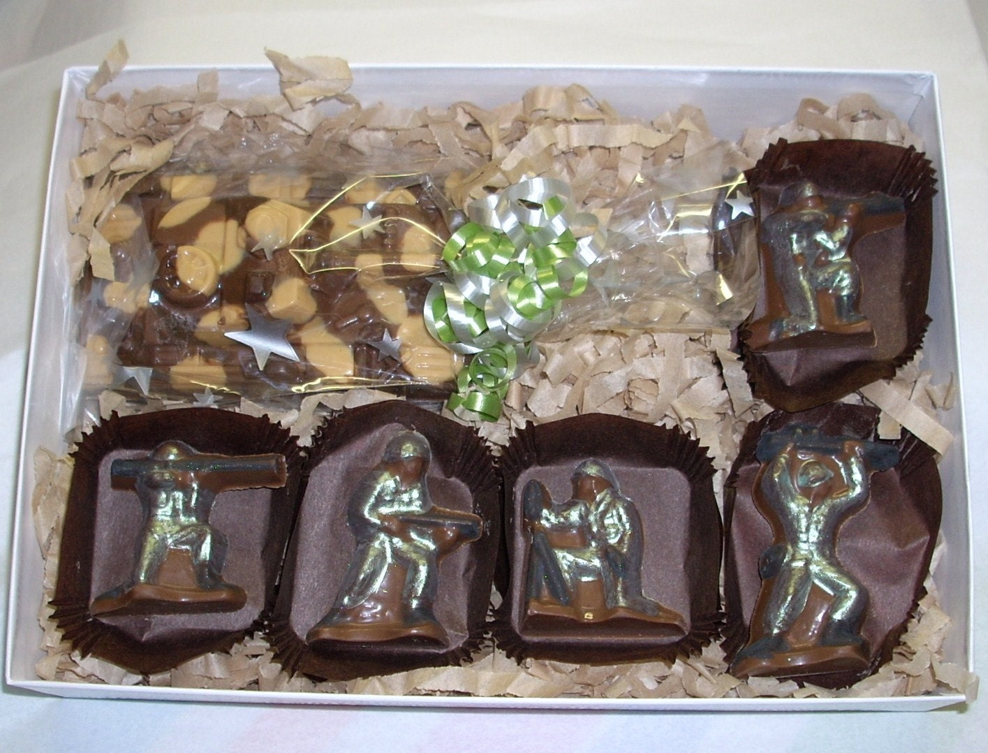3 D Chocolate Tank and Soldiers - Etsy