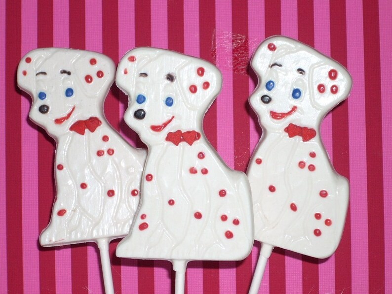 Chocolate Dalmatian Puppy Lollipops | Etsy