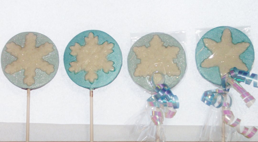 Frozen Snowflake Lollipops - Etsy