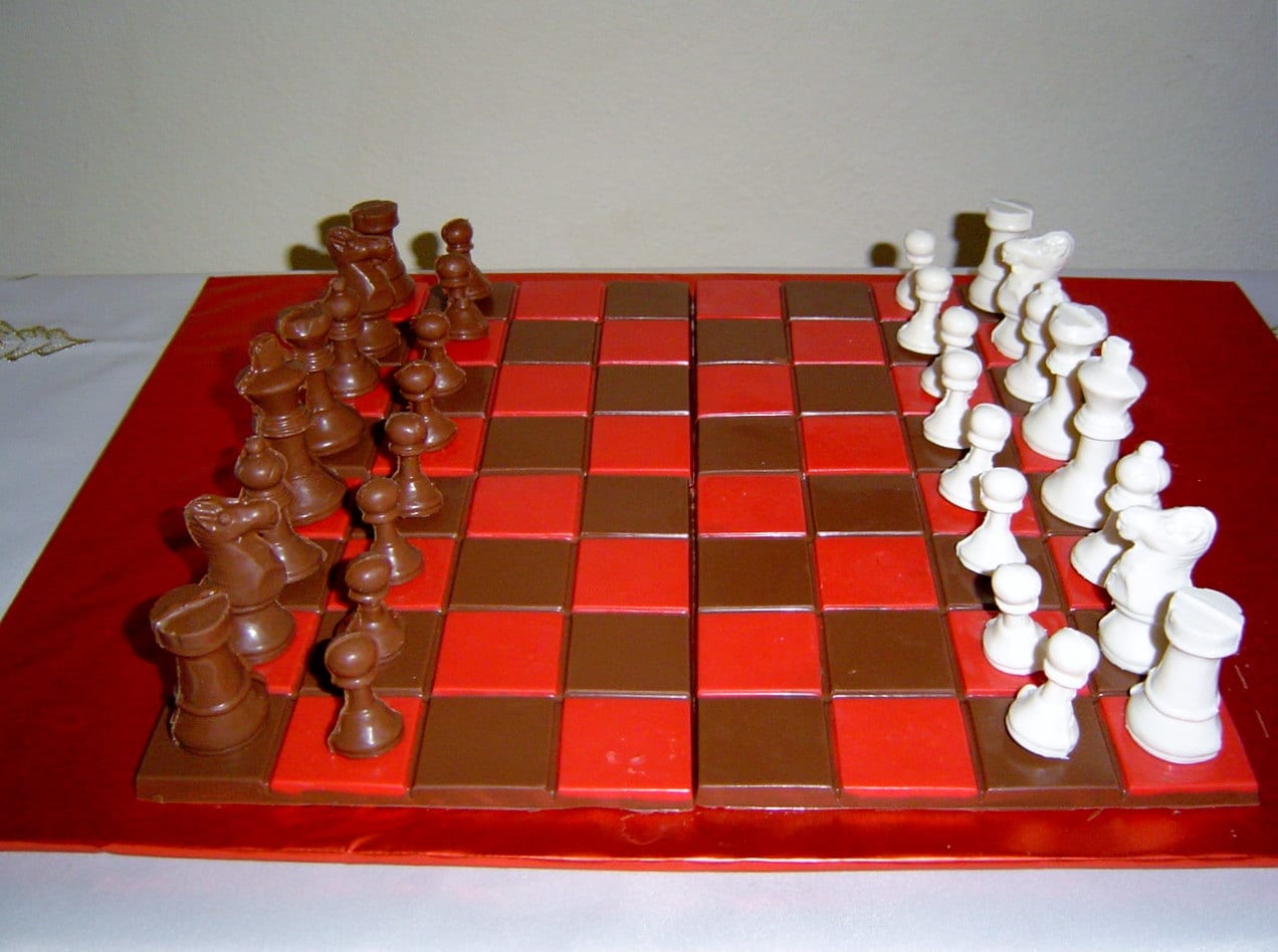 Edible Chess Pieces
