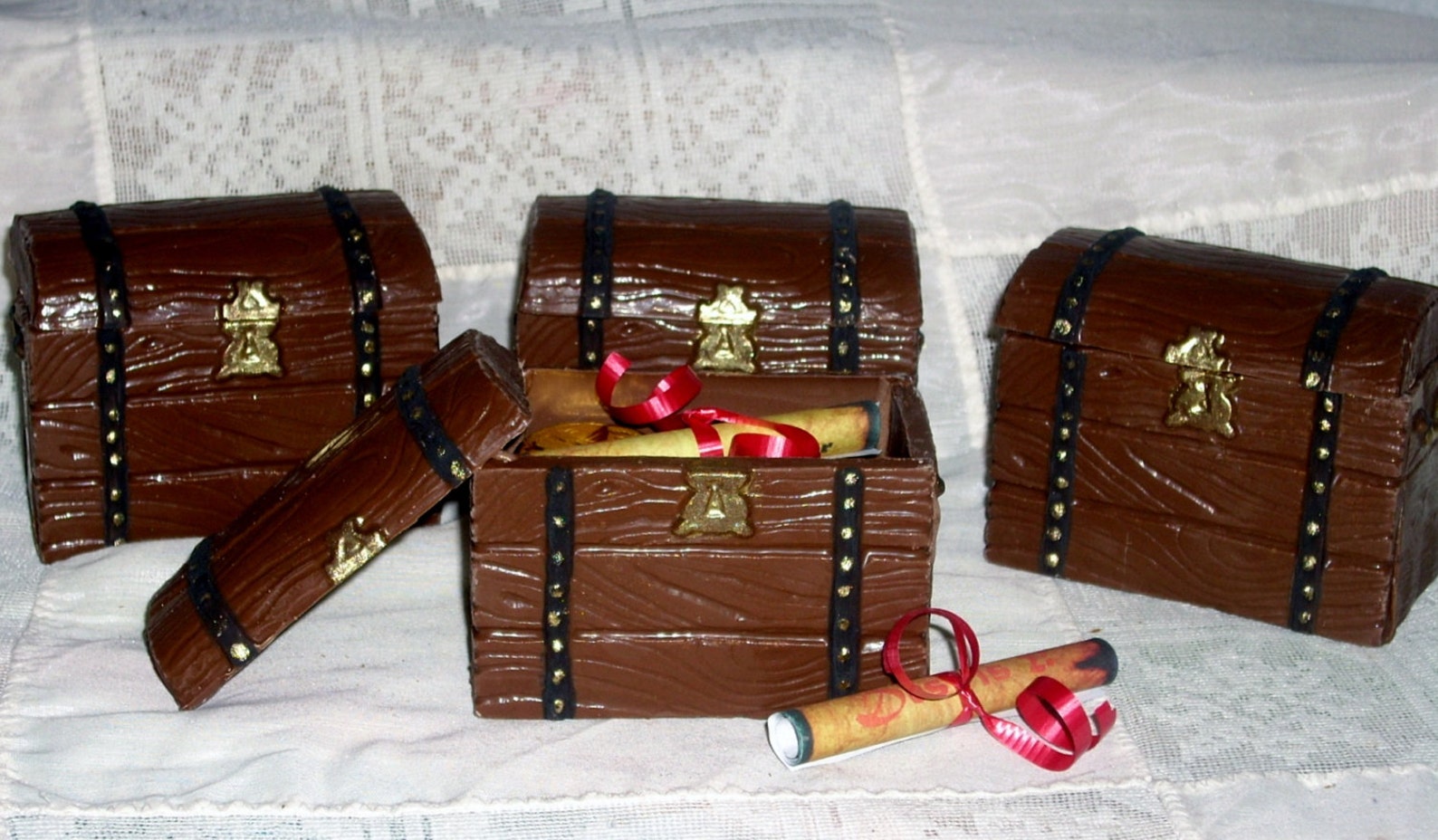 5 Chocolate Pirate's Treasure Chests - Etsy