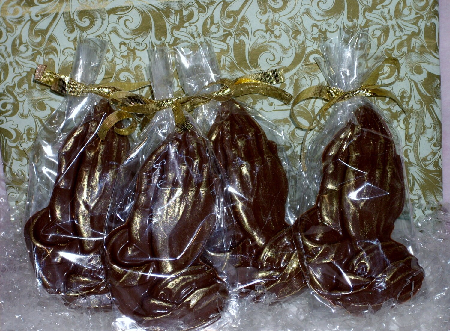 Chocolate Praying Hands and Crosses Baptism Confirmation - Etsy