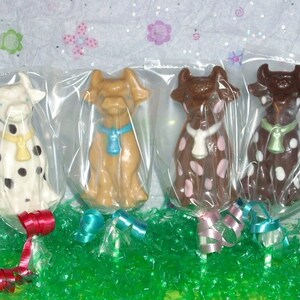 Chocolate Cow Lollipops - Etsy
