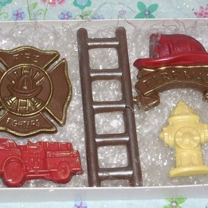 Firefighter Chocolate Gift Set - Etsy
