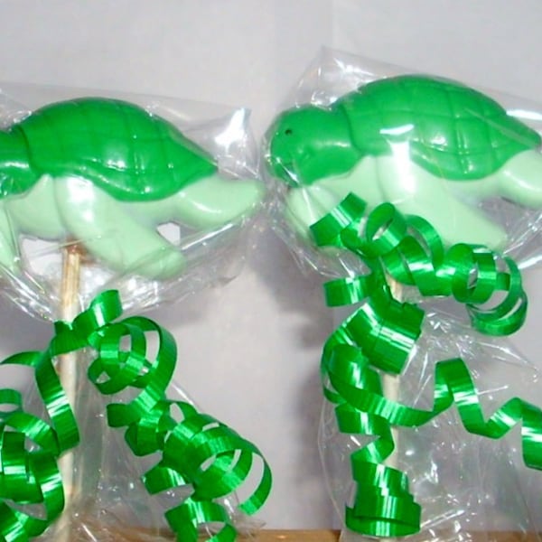 Turtle Lollipops - Etsy