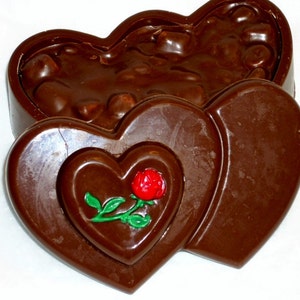 Double Heart Chocolate Box - Etsy