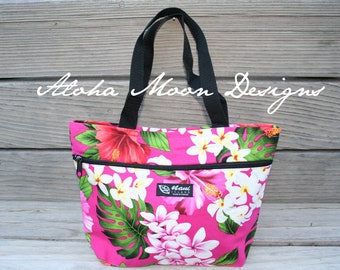 Hawaiian Print Tote/purse Made in Hawaii Custom Embroidery - Etsy