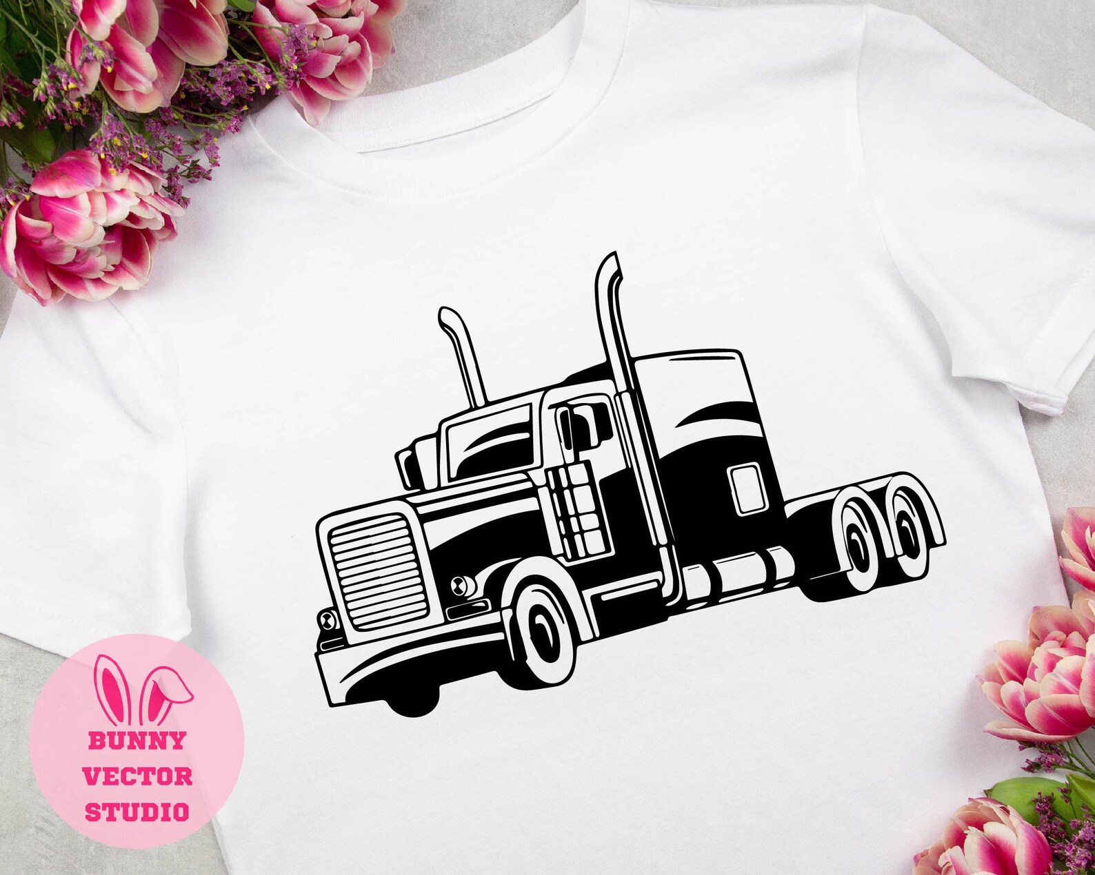 Semi Truck Svg, Semi Svg, Semi Truck, Peterbilt Svg, Peterbilt Truck ...