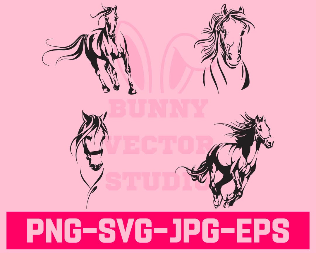 Horse Svg, Horse Png, Horse Head Svg, Equestrian Svg, Horse Face Svg ...