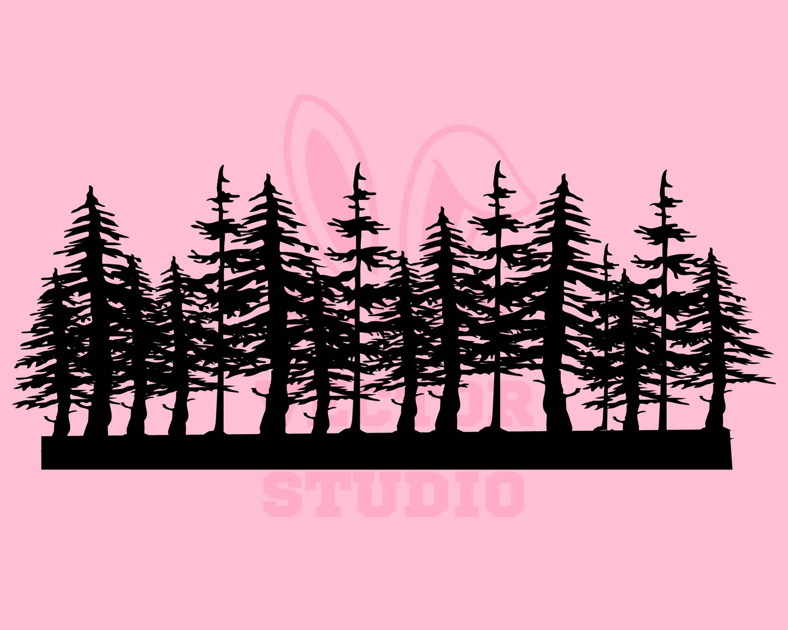 Pine Tree Svg, Forest Svg, Pine Tree, Tree Svg, Tree Silhouette, Pine ...