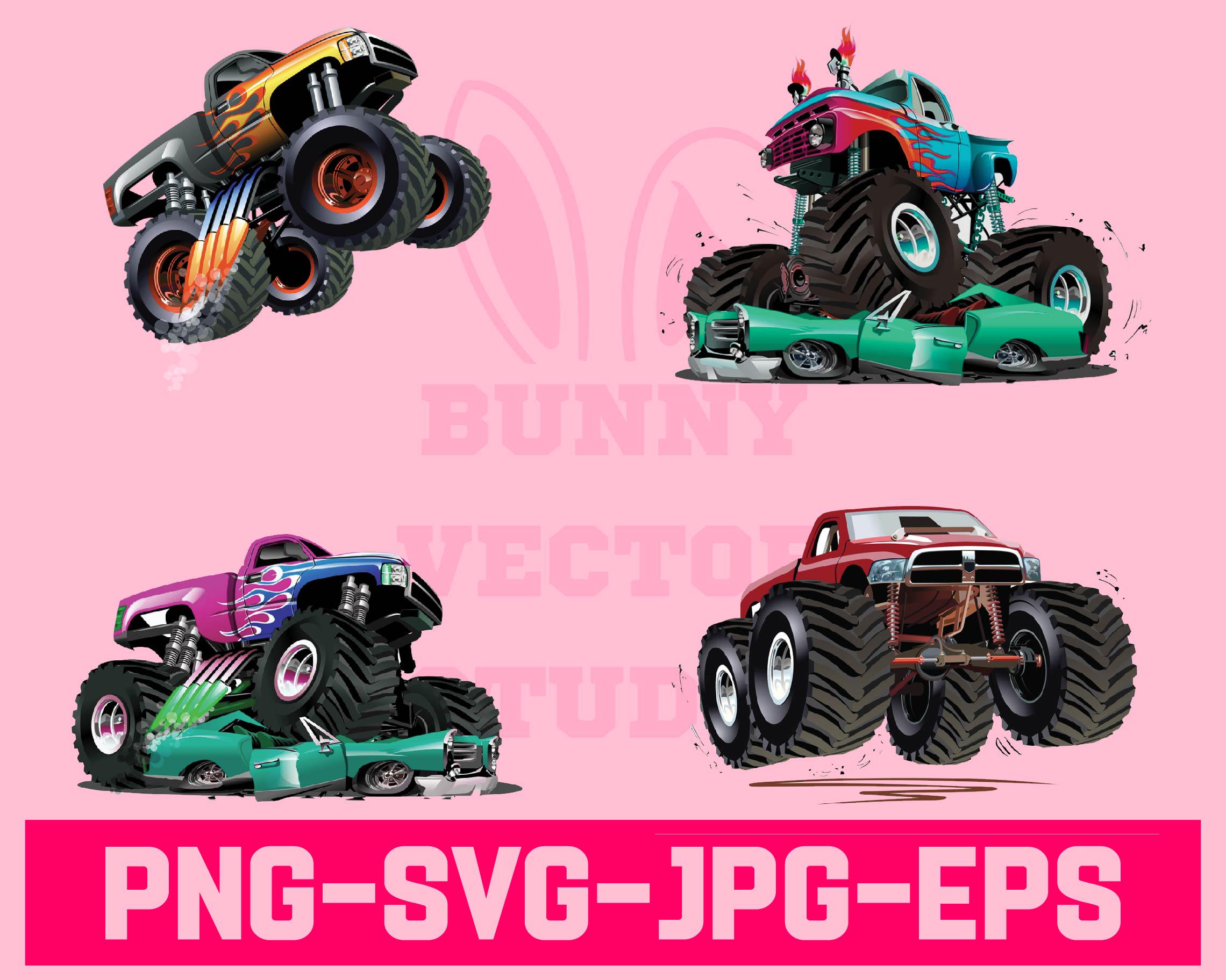 Monster Truck Svg, Monster Jam Svg, Monster Truck Png, Grave Digger Svg ...