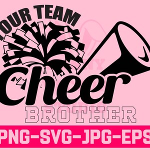 Cheer Brother Svg, Cheer Bro Svg, Cheer Brother Png, Cheer Brother ...