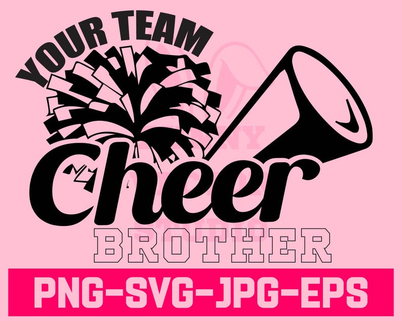 Cheer Brother Svg, Cheer Bro Svg, Cheer Brother Png, Cheer Brother ...