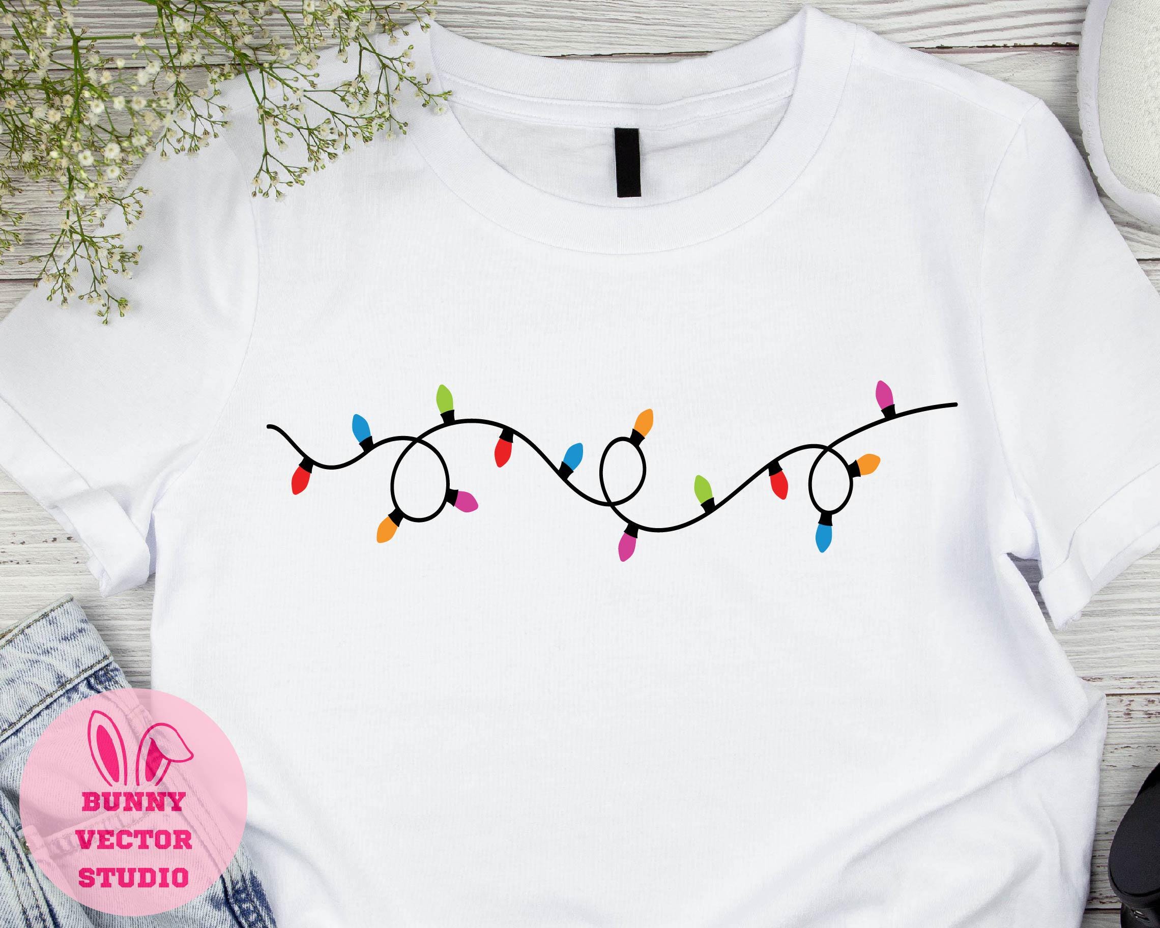 Christmas Lights Svg, Christmas Light Svg, String Lights Svg, Christmas ...