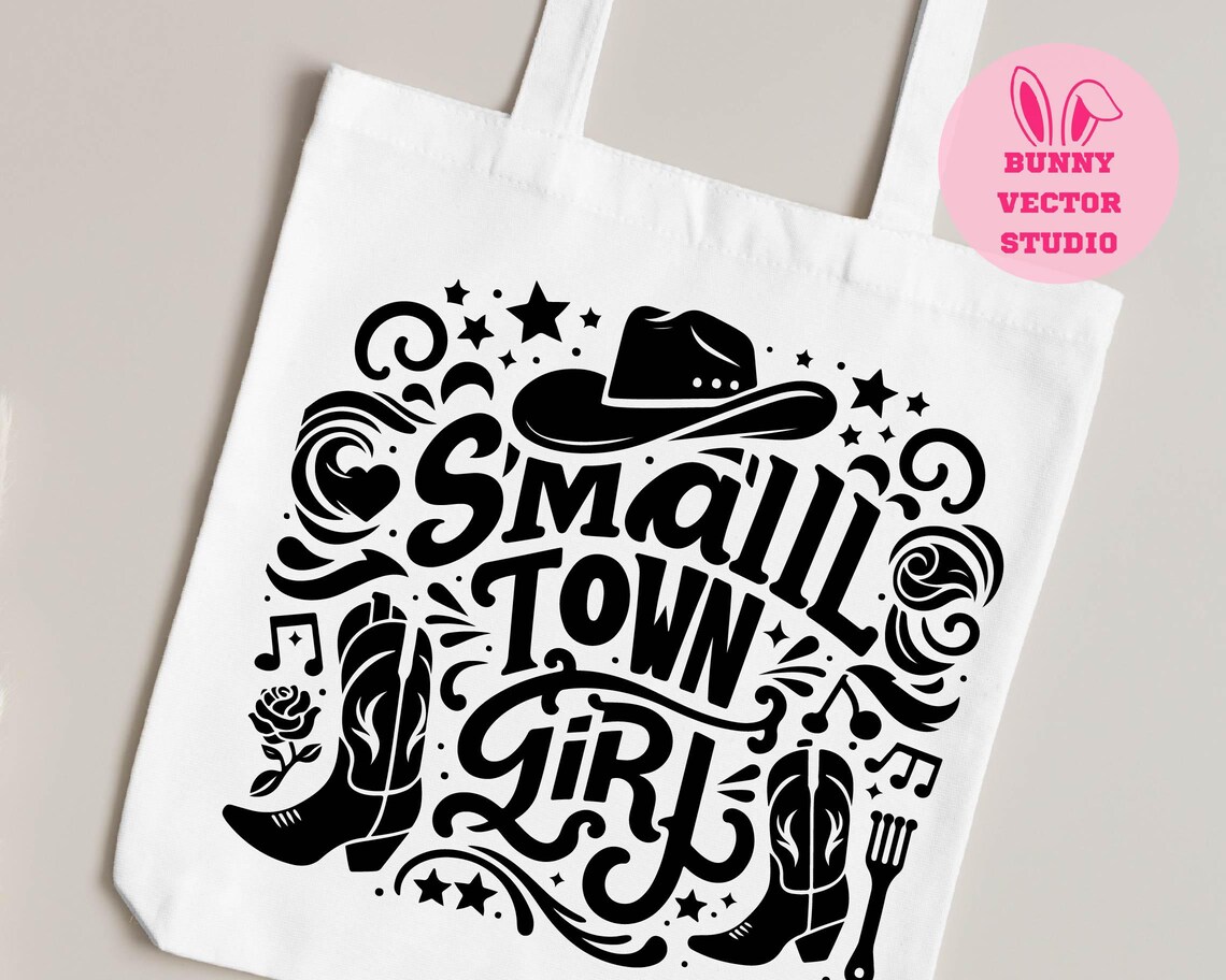 Just a Small Town Girl Svg, Small Town Girl Svg, Small Town Girl Png ...