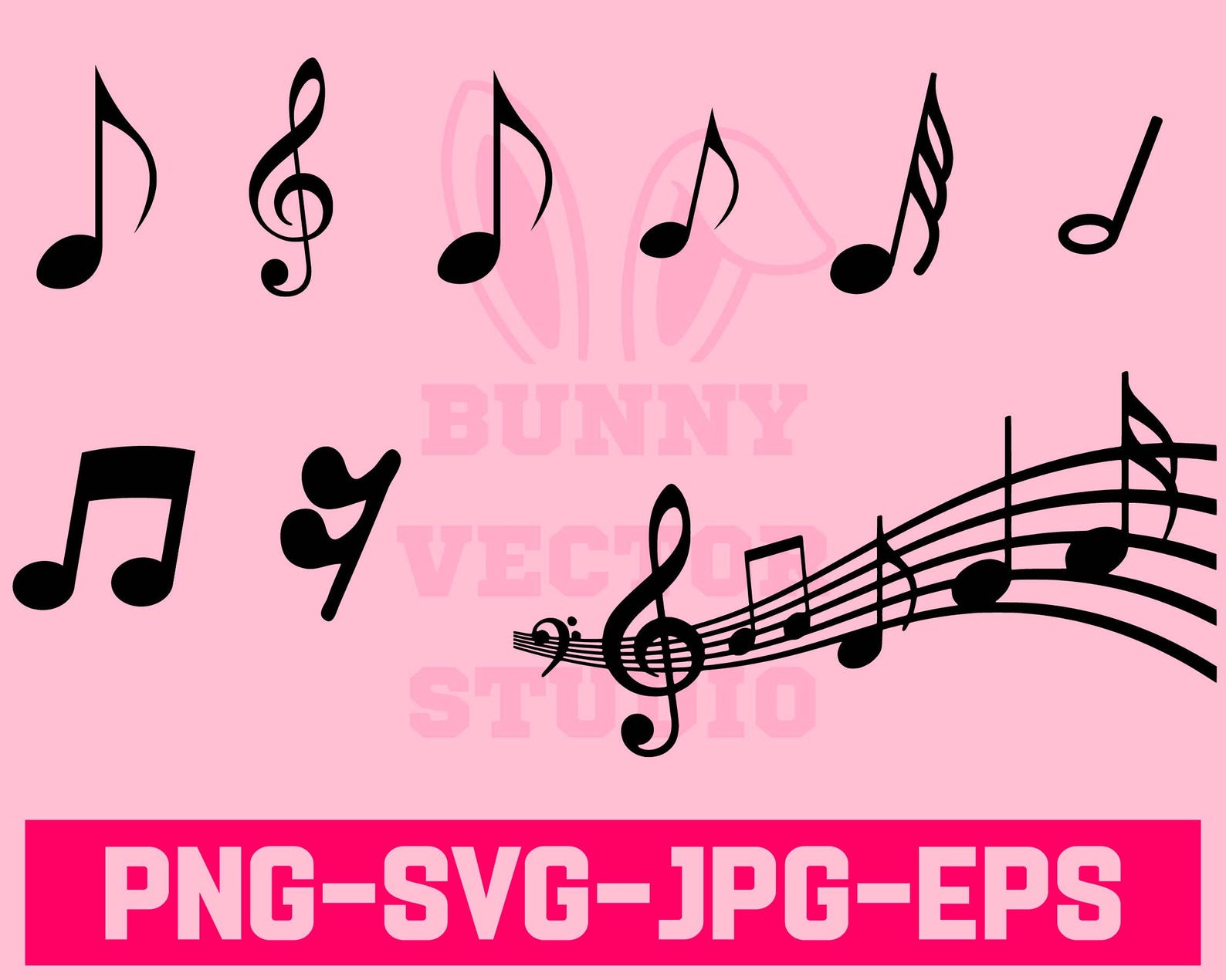 Music Notes Svg, Musical Notes Svg, Music Teacher Svg, Choir Svg, Music ...