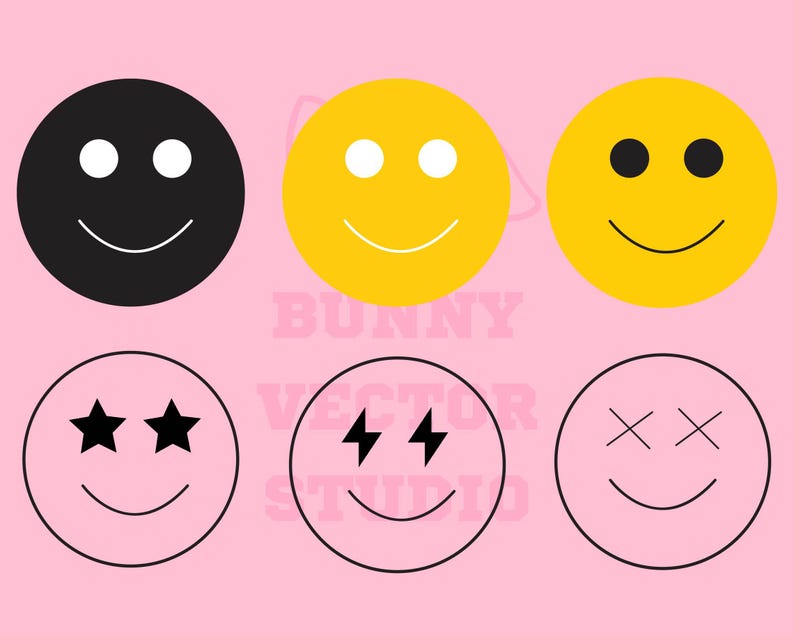 Smiley Face Svg, Emoji Svg, Happy Face Svg, Smiley Face Logo, Emoji ...