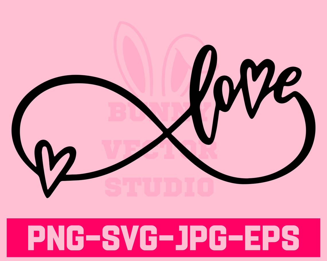 Infinity Svg, Infinity Heart Svg, Infinity Symbol Svg, Love Infinity ...