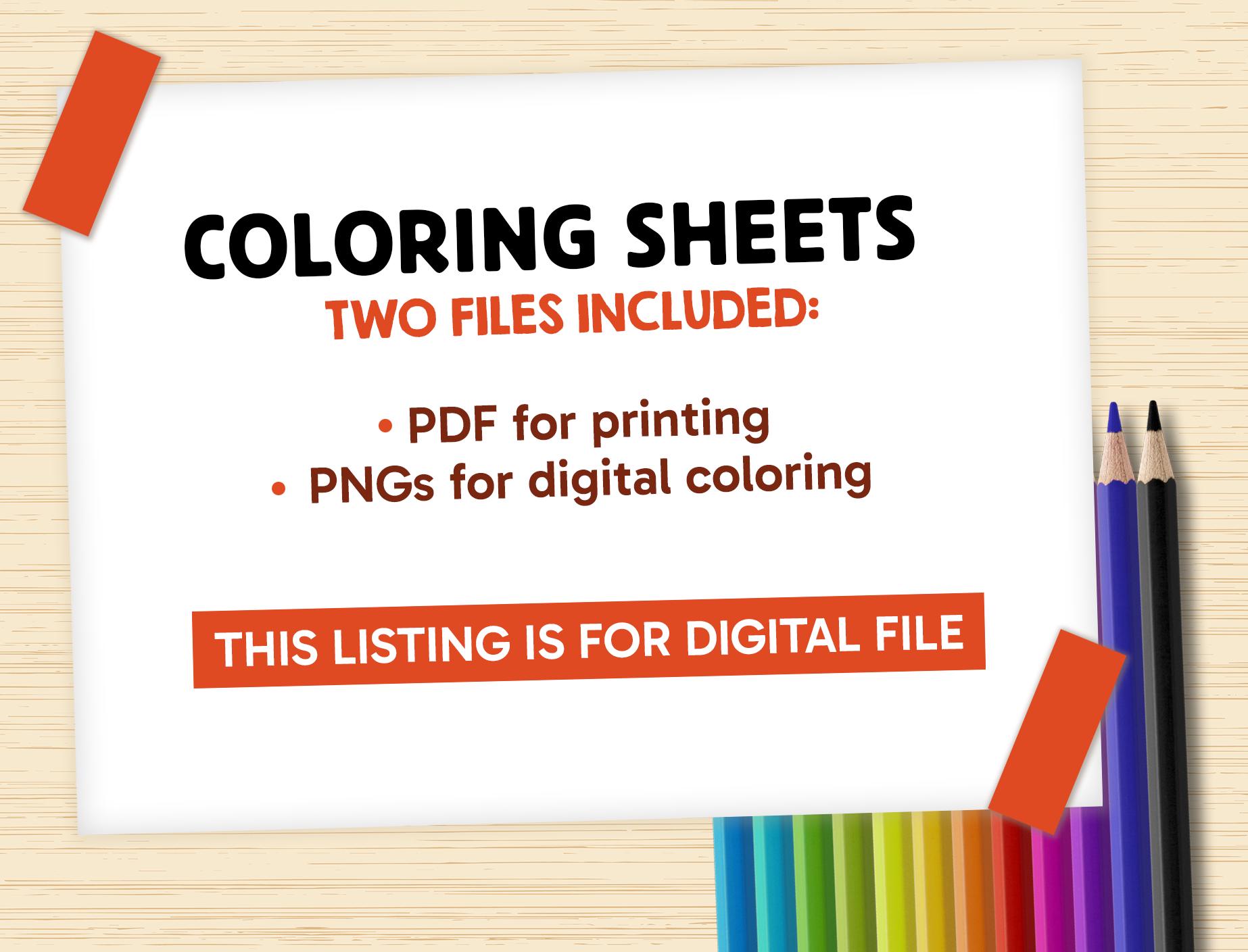 80 Pages Cute Halloween Kids Coloring Book, Coloring Books, Coloring ...