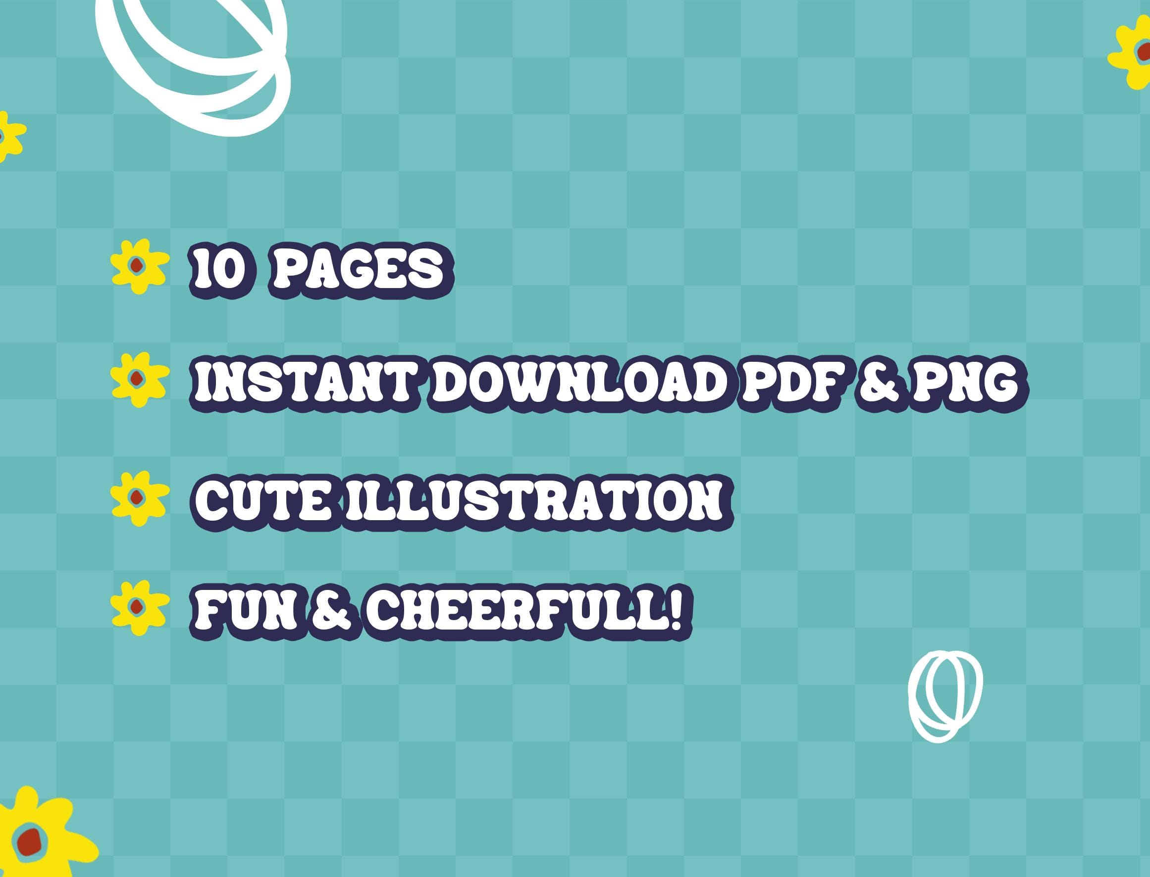 Cute Kawaii Cat Coloring Book for Kids and Adult, Printable, Coloring ...