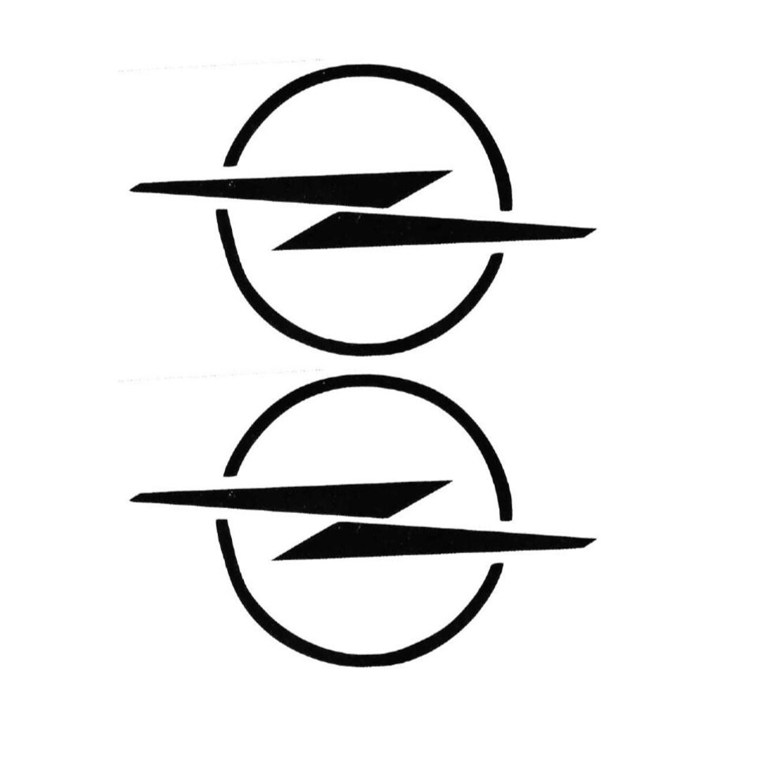 Opel Sticker Logo New, Emblem Simple Sticker only Contours Tuning All ...