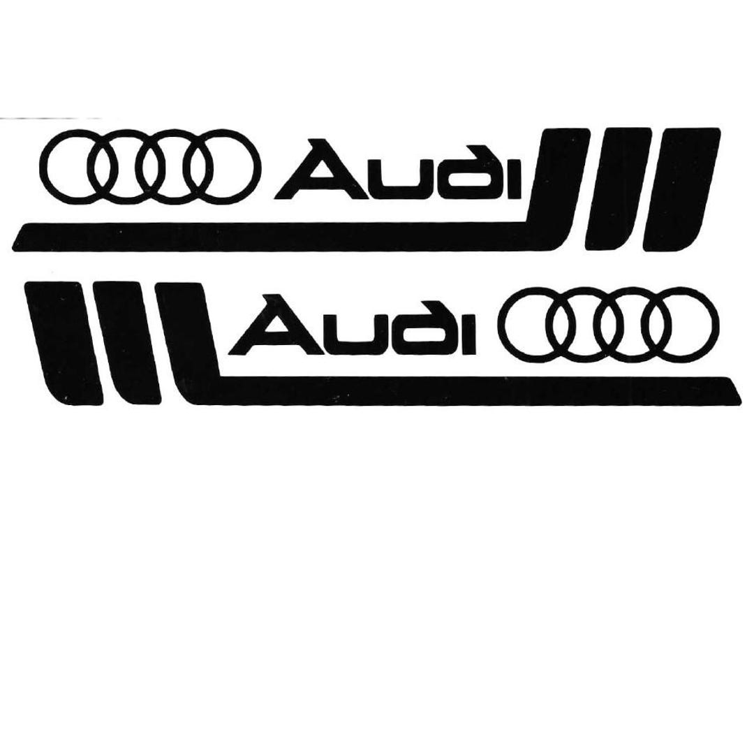 Audi Font Car Sticker Left and Right, Stickers, Logos, Tuning, Racing ...