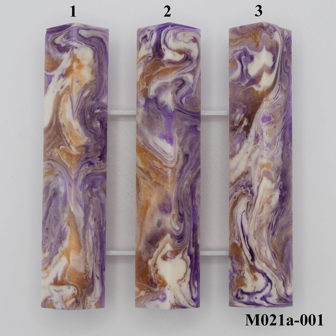 M021-001 Alumilite Pen Blanks by DPP© Diamond Pen Pal© REGULAR & CHUBBY ...