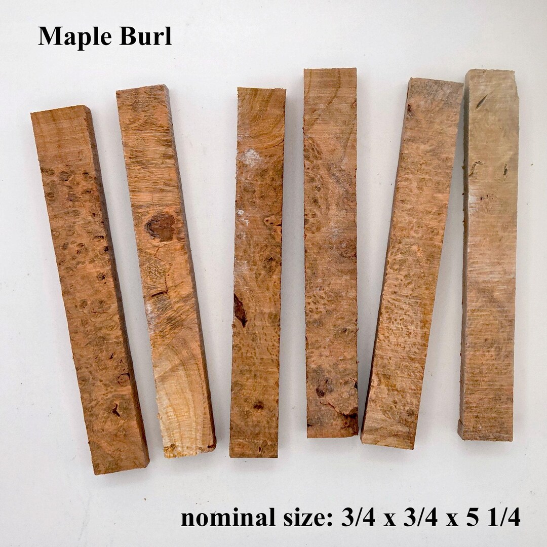 Individual MAPLE BURL Wood Pen Blanks From Blanks by DPP©! While ...