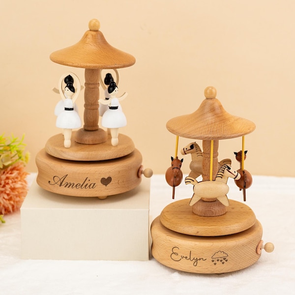 Carousel Music Boxes - Etsy