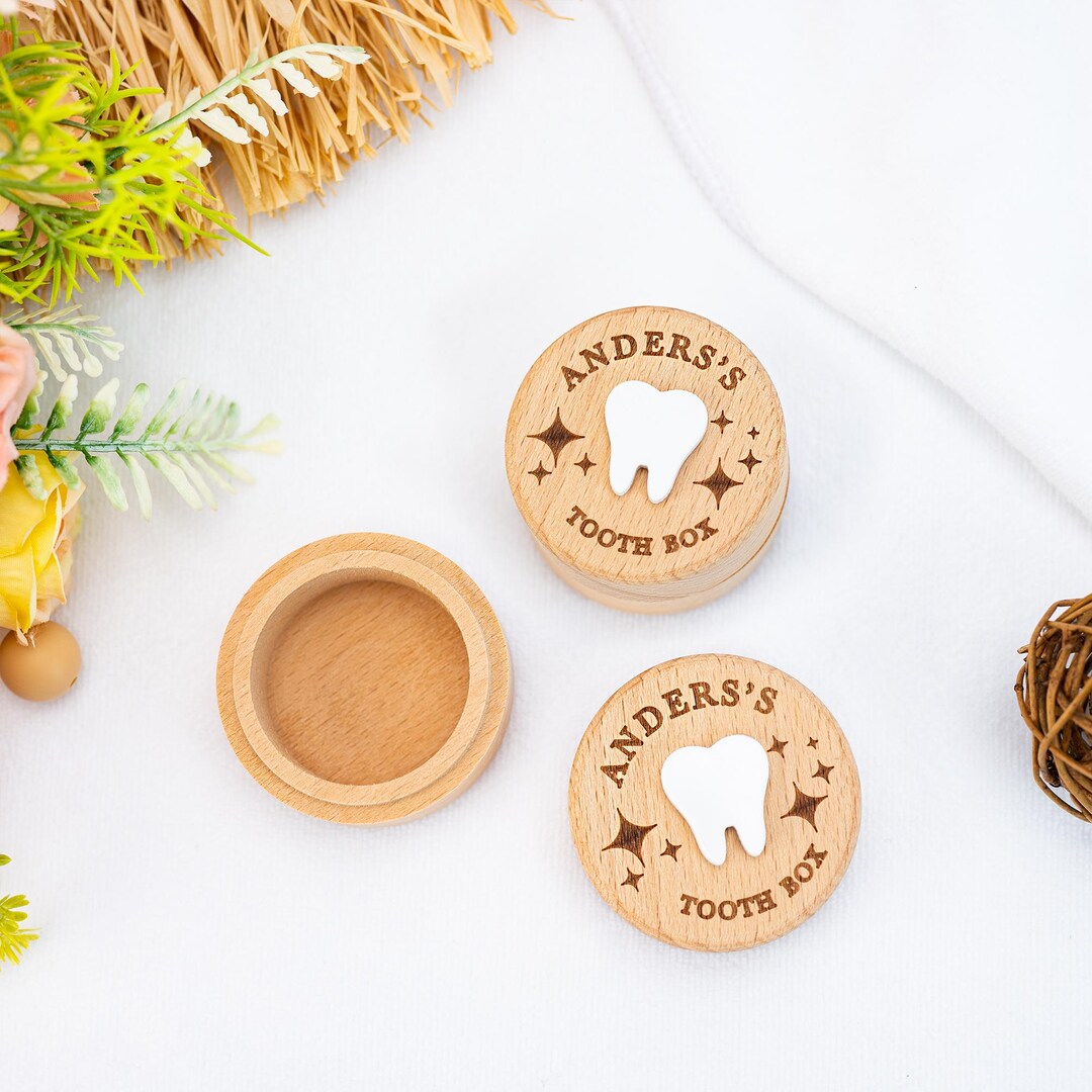 Personalized Baby Gifts Tooth Fairy Box,engraved Wood Box,custom Wooden ...