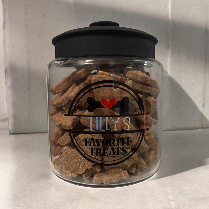 Dog Treat Jar - Etsy