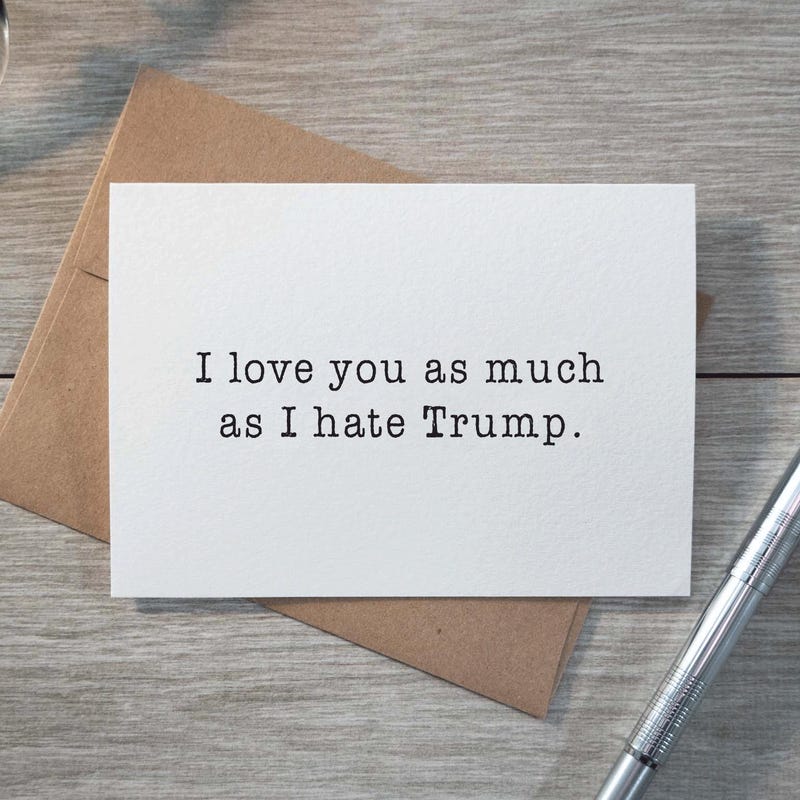 Funny Political Card - Etsy