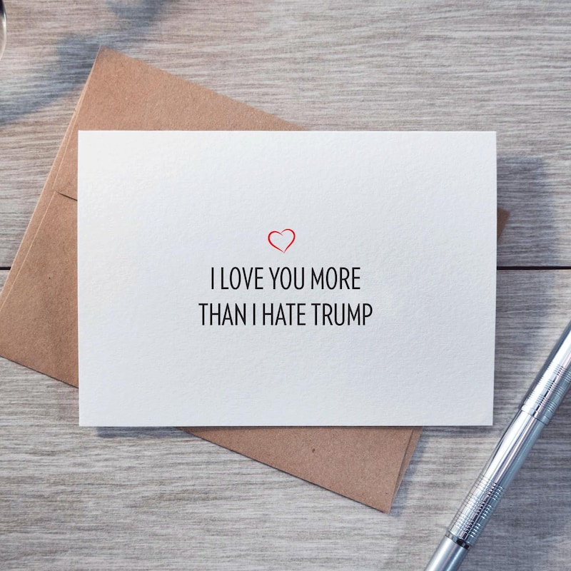 Trump Hater Birthday Card - Etsy