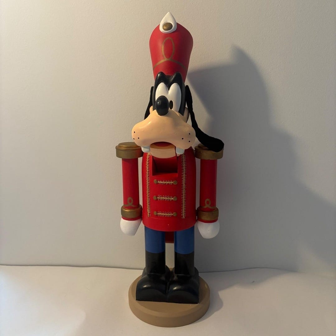 Vintage Disney Goofy Nutcracker Kurt Adler H1216 15" Tall Walt Disney ...