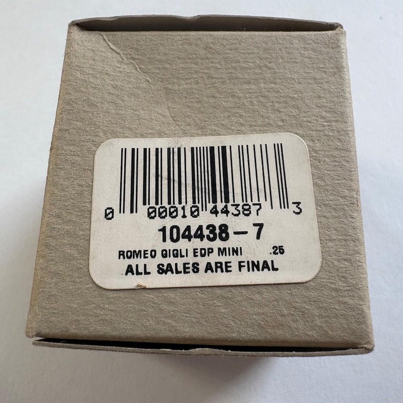 Romeo Di Romeo Gigli Eau De Parfum MINI W Box 7.5 Ml Made in Italy FULL ...