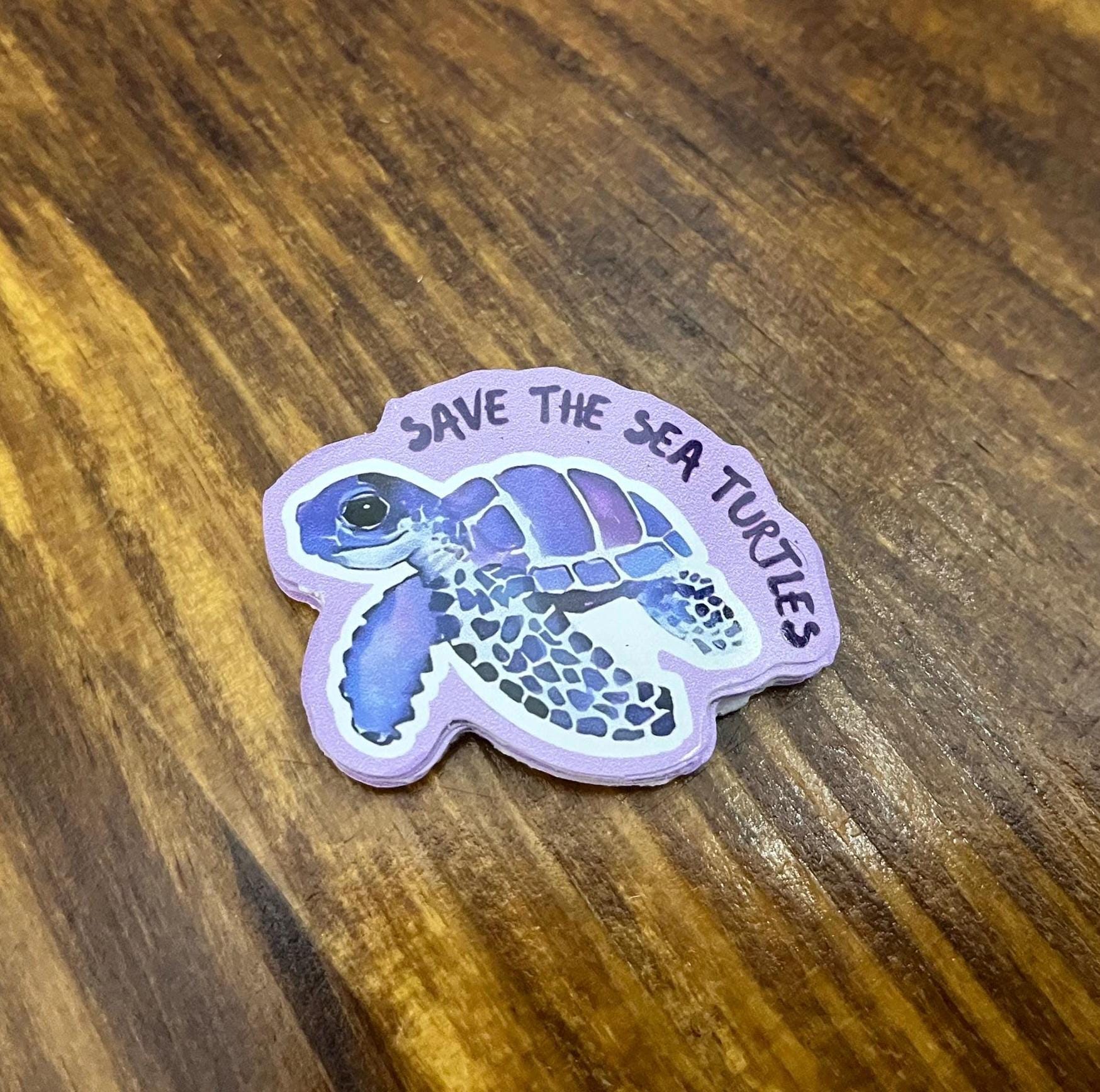 Sea Turtle Sticker - Save the Sea Turtles - Vinyl Sticker - Die Cut ...