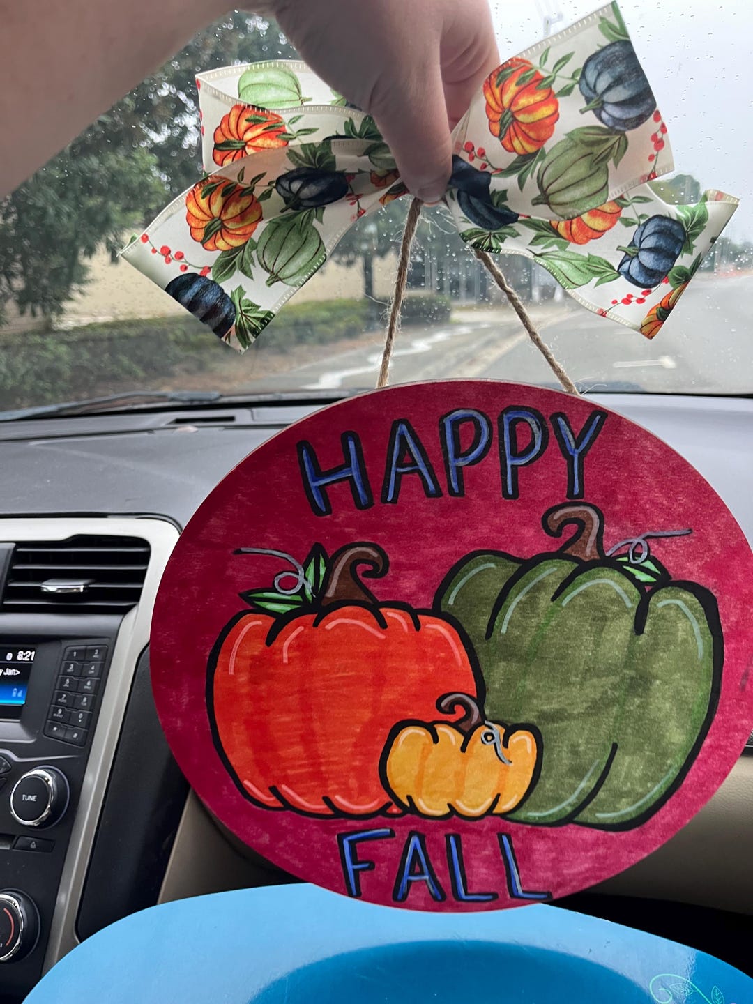 Happy Fall - Door Hanger - Hand Painted - Wall Decor - Gift - Home ...