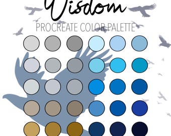 PROCREATE Color Palette HOBBIT HUES | 30 Color Swatches | Instant ...
