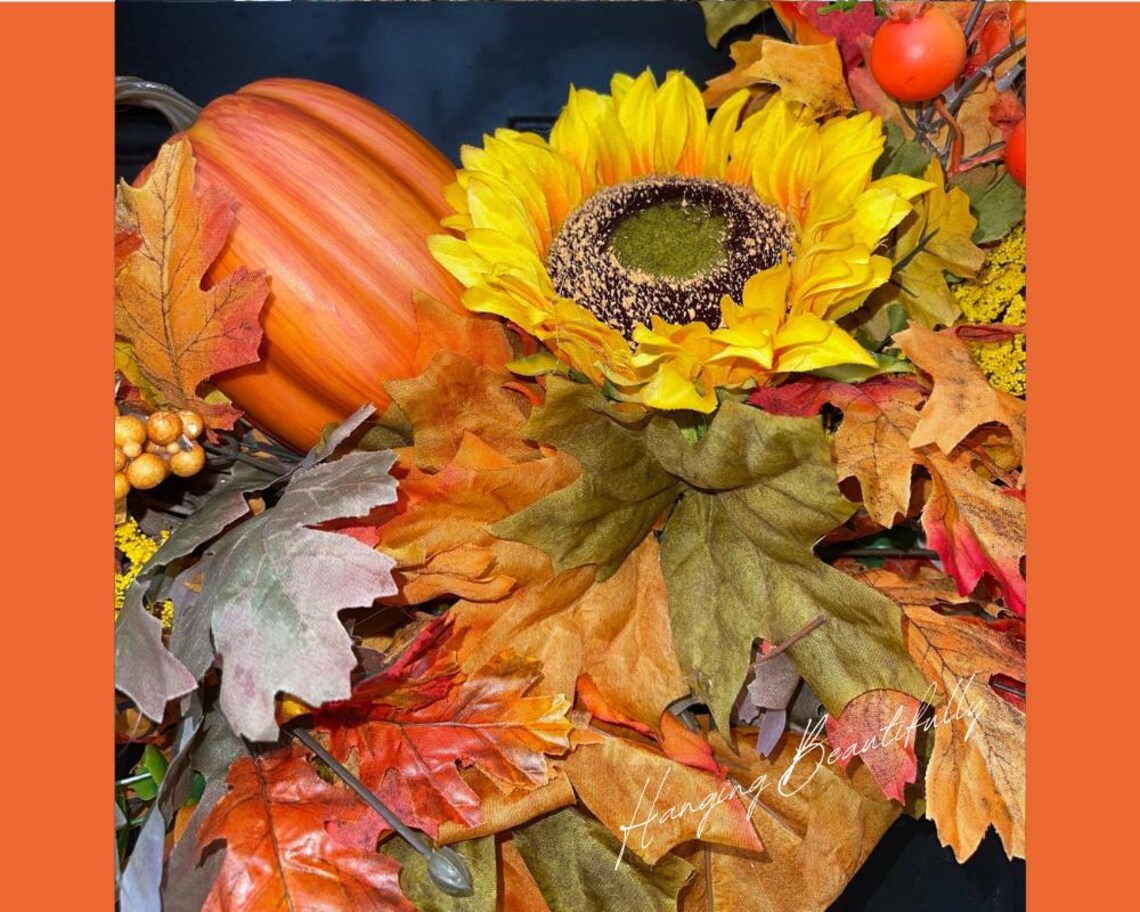 Pumpkin Spice Wreath-fall Decor - Etsy