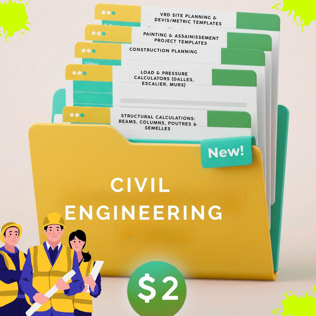 Civil Engineering Excel Templates | Structural Calculations, Beams ...