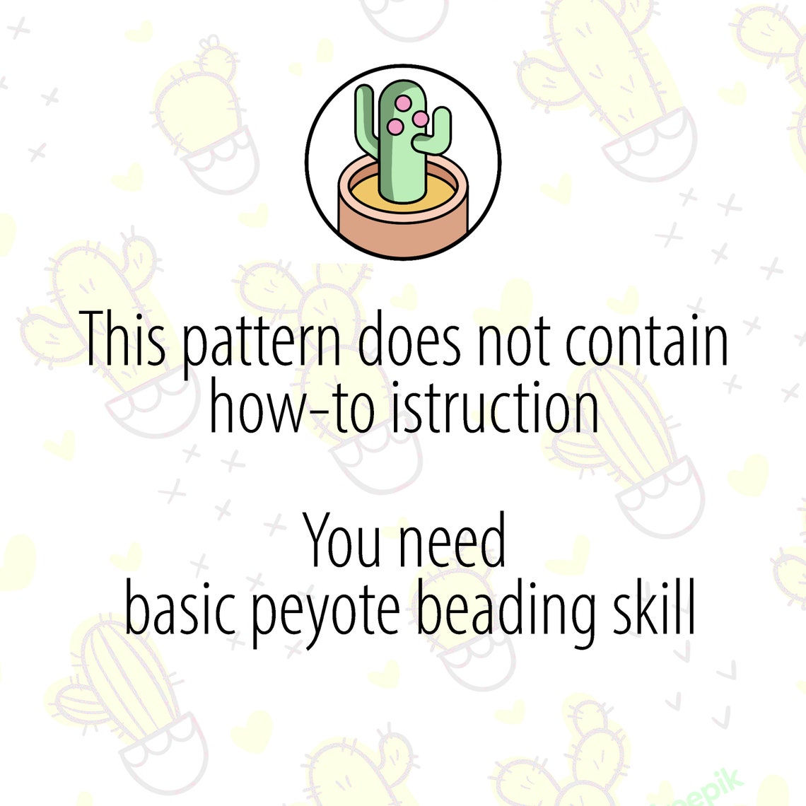 Deer Face Peyote Pattern Odd Count Peyote Beading Pattern for Miyuki - Etsy