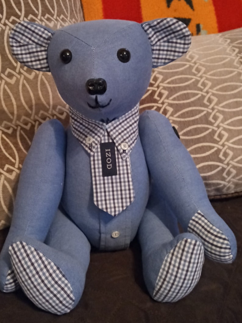 Memory Bears Made From Loved Ones Clothing. - Etsy