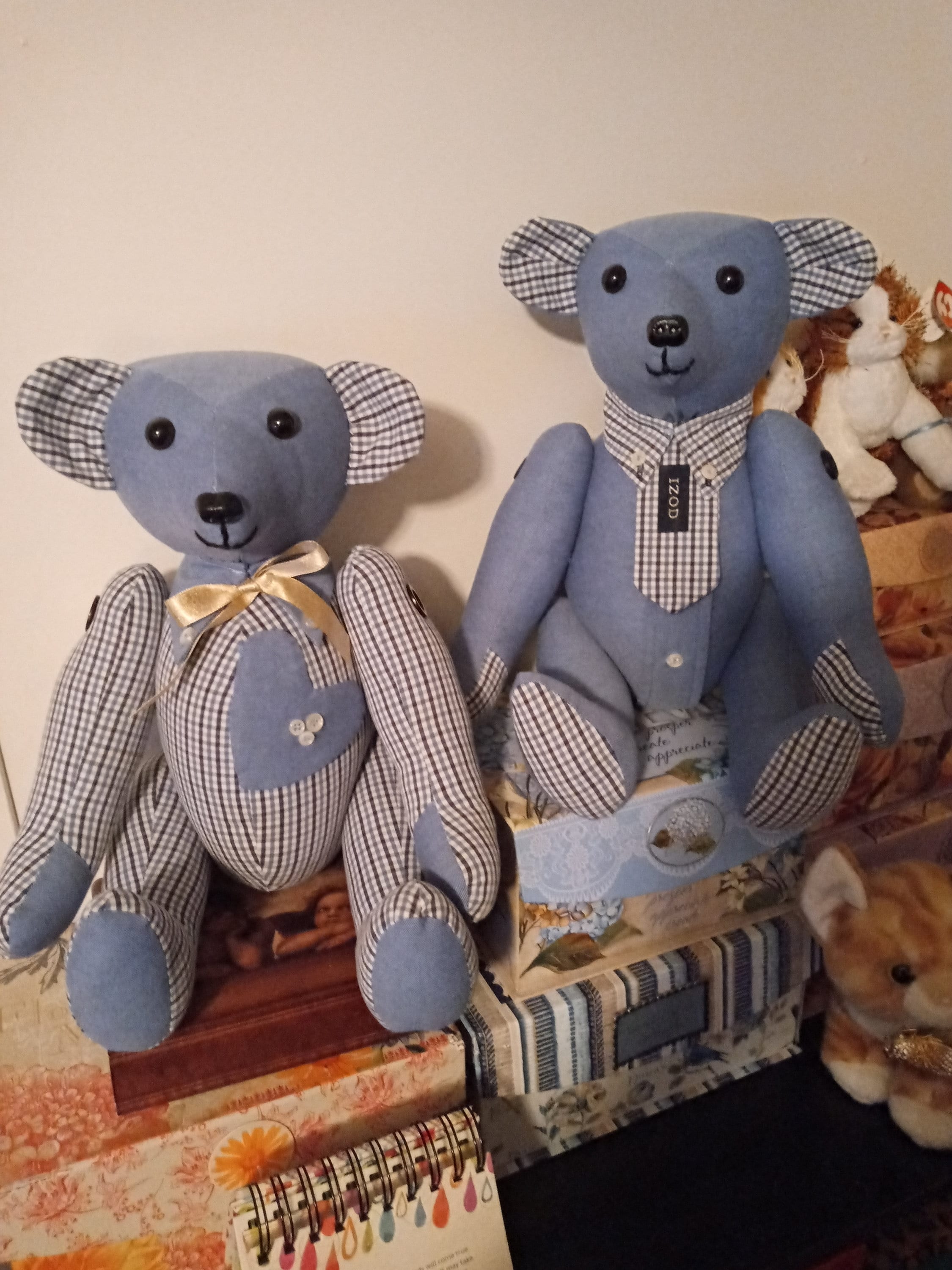 Memory Bears Made From Loved Ones Clothing. - Etsy