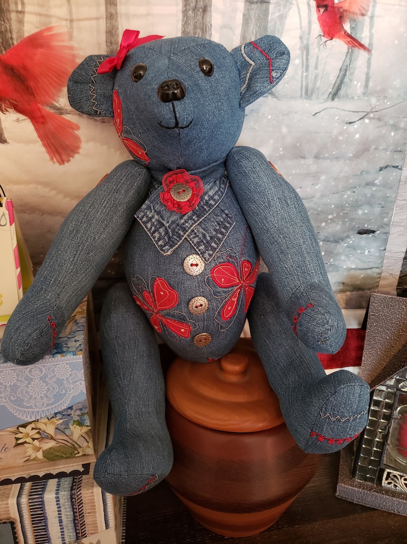 Memory Bears Made From Loved Ones Clothing. - Etsy