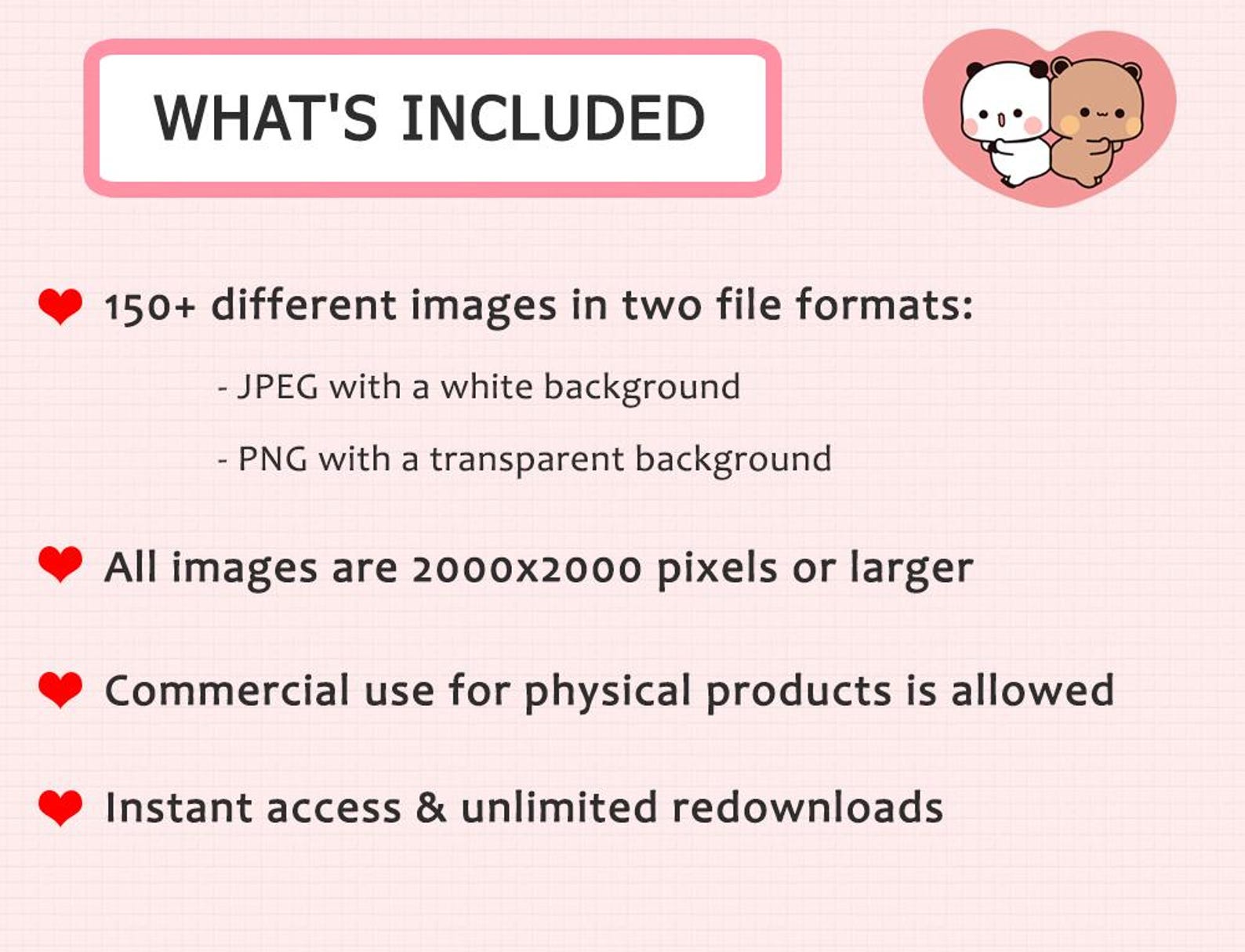 Buy Bubu Dudu 150+ High-quality JPEG / PNG Images Bundle • Bubu and Dudu Pictures • Cute Panda ...