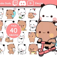 Cute Happy Little Hippo (6) Pack 1 | Twitch Discord Youtube | Cute ...